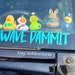 Wave Dammit Wave Decal 4x4 Decals Truck Decals Just - Etsy