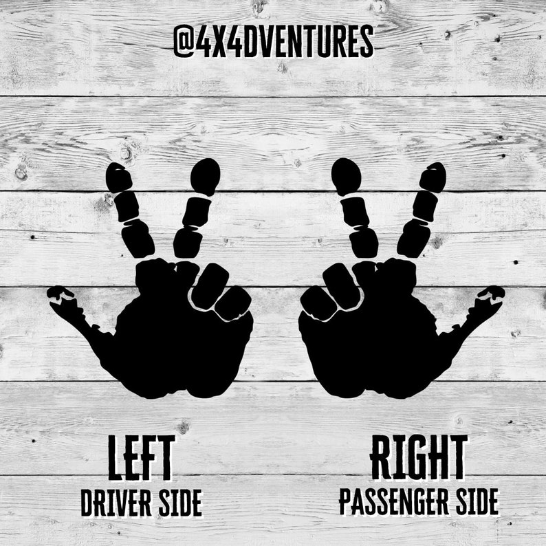 Wave Mirror Decal Peace Sign Side Mirror Decal Wave - Etsy