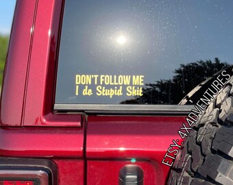 Funny 4x4 Stickers - Etsy