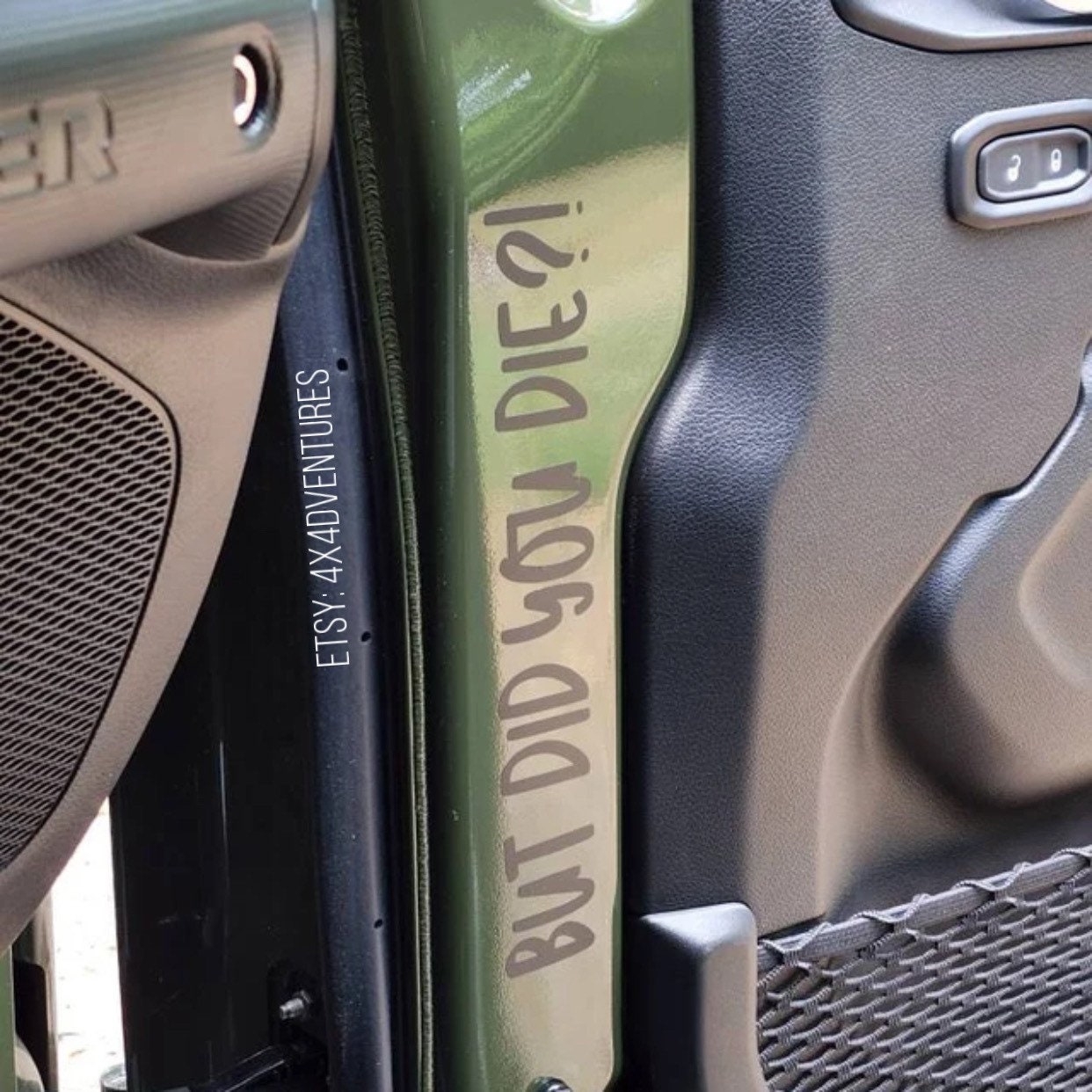 But Did You Die Decal | Funny Vinyl Decal | Door Decal | Passenger ...