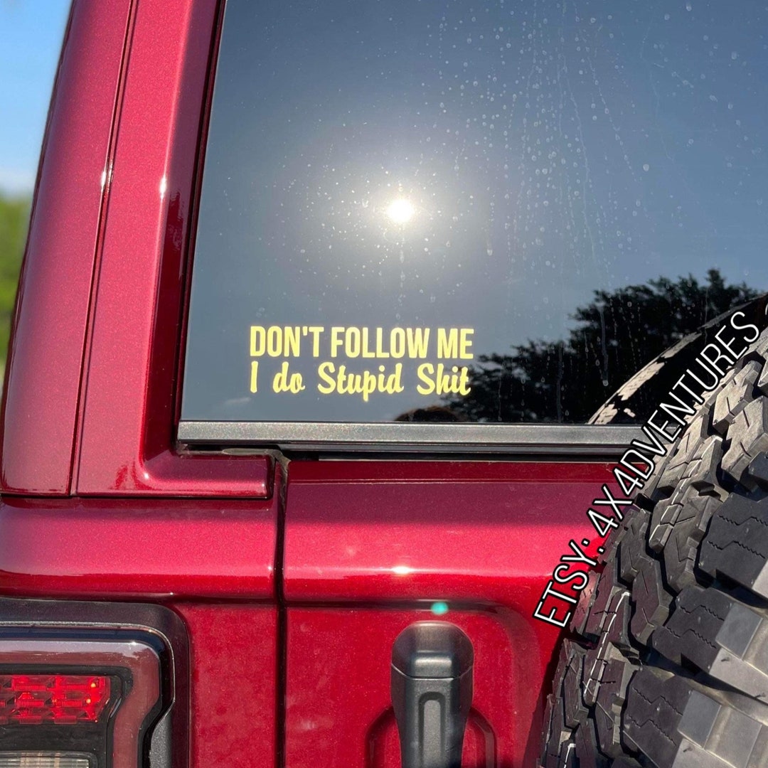 Don't Follow Me I Do Stupid Shit | You Can't Follow Me You Won't Make ...