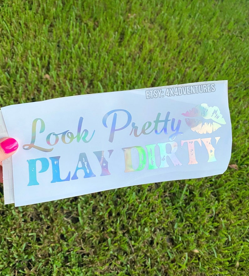 Look Pretty Play Dirty Hers Not His Topless & Dirty - Etsy