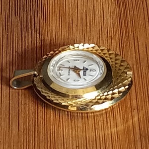 Vintage Lady Nelson Pendant Watch: 1960s Swiss Made Gold Tone (needs ...