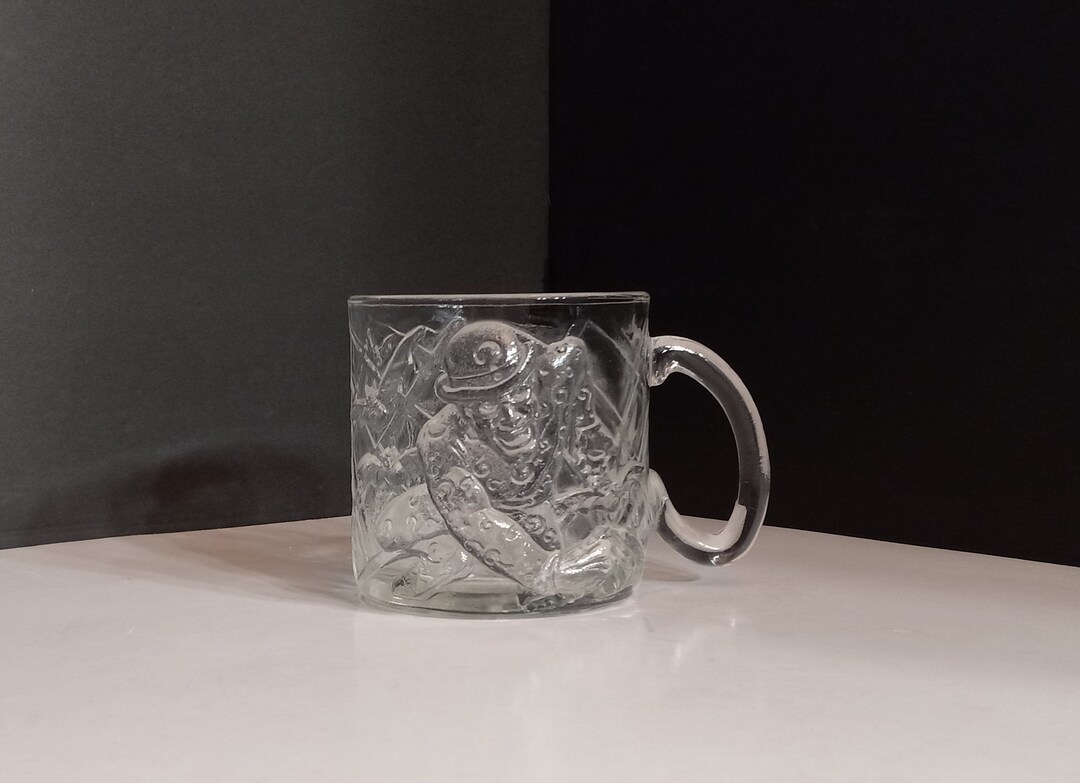 Vintage Mcdonalds Riddler 1995 Batman Forever Movie Clear Embossed ...