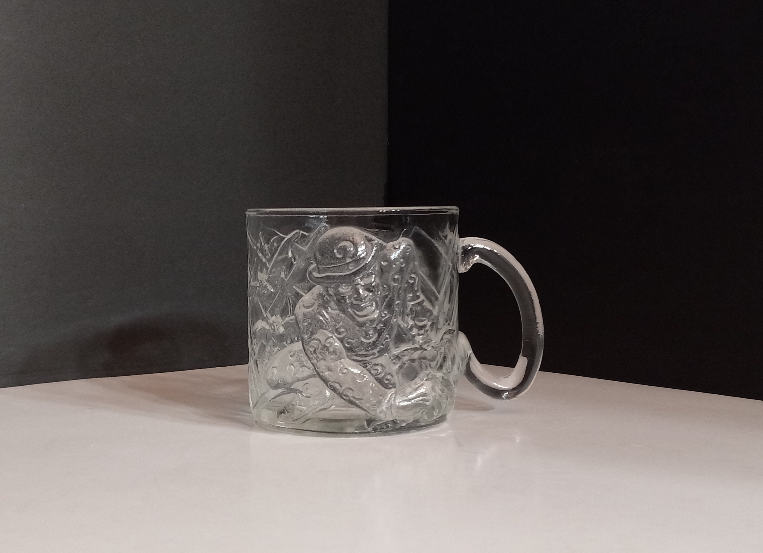 Vintage Mcdonalds Riddler 1995 Batman Forever Movie Clear Embossed ...