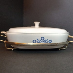 Vintage Corning Ware/pyrex Metal Cradle 1957-59 Gift/mid Century/wire ...