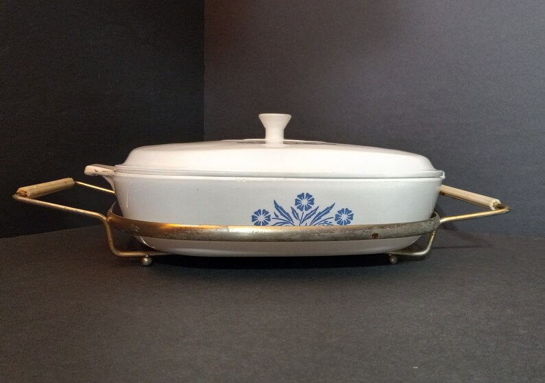 Vintage Corning Ware/pyrex Metal Cradle 1957-59 Gift/mid Century/wire ...