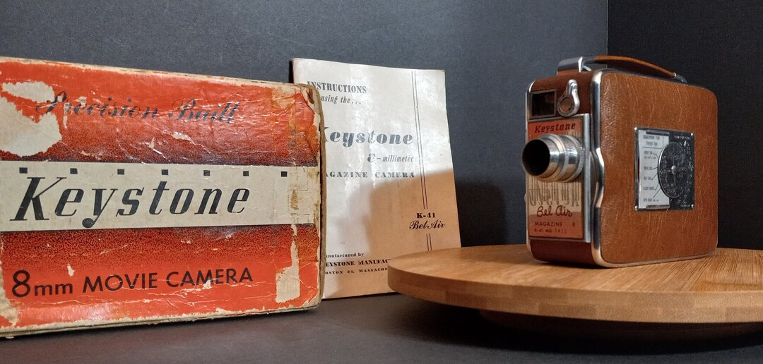 Vintage Keystone 8mm Movie Camera Model Bel Air K-41 1956 Made - Etsy