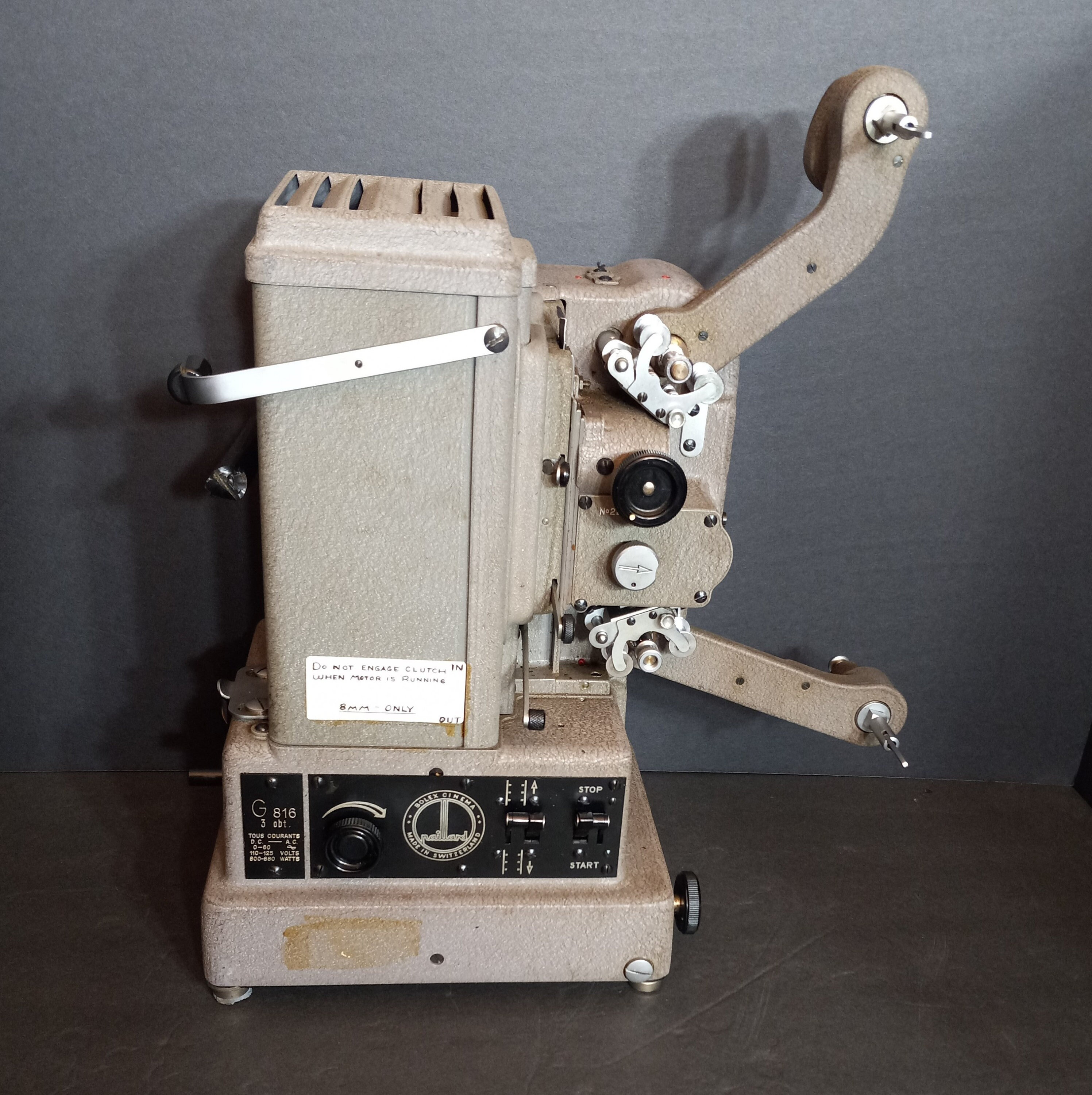 Vintage Paillard Bolex G-816 Film Projector (1953-55) - for Decor/parts ...