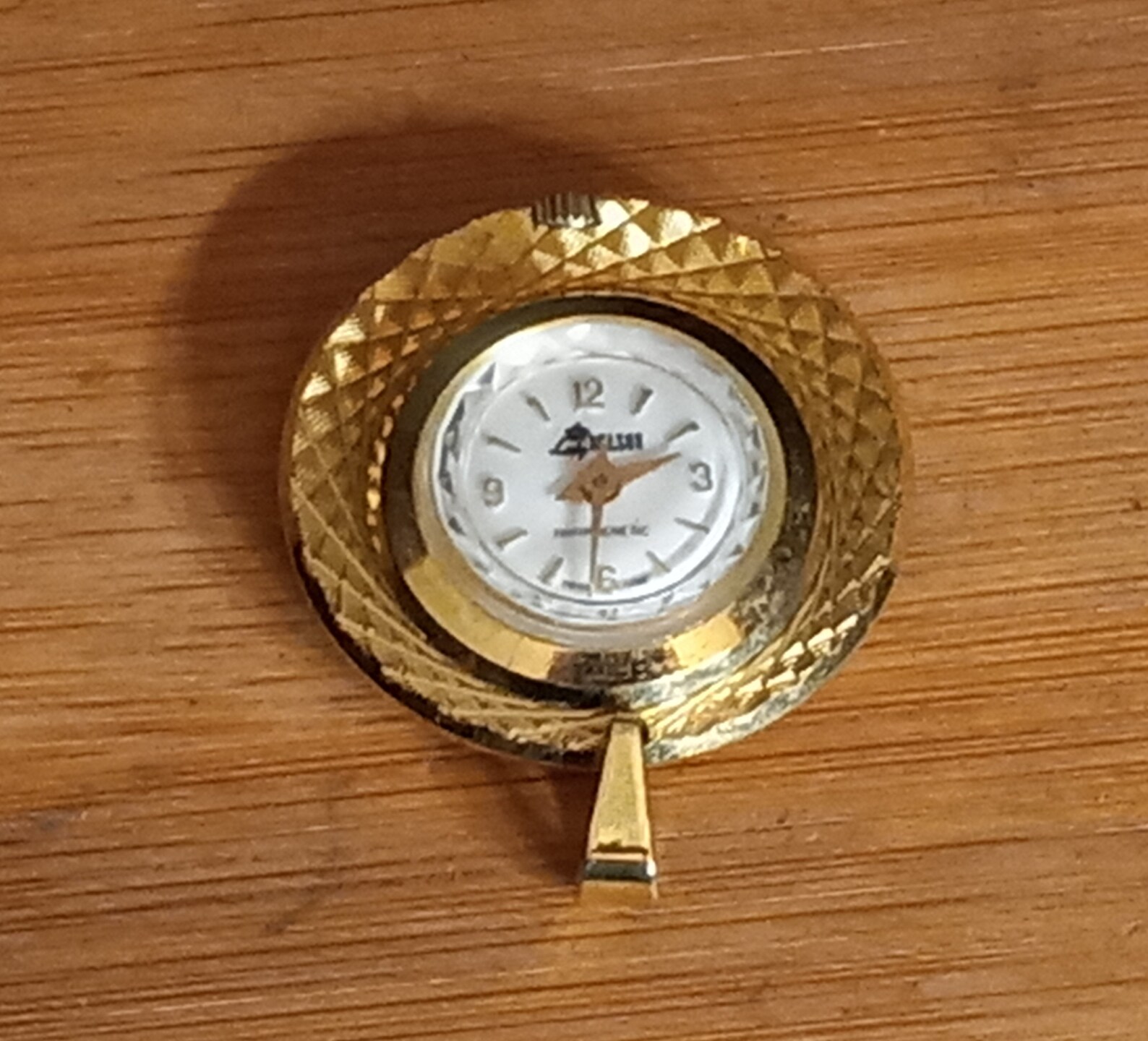 Vintage Lady Nelson Pendant Watch: 1960s Swiss Made Gold Tone (needs ...
