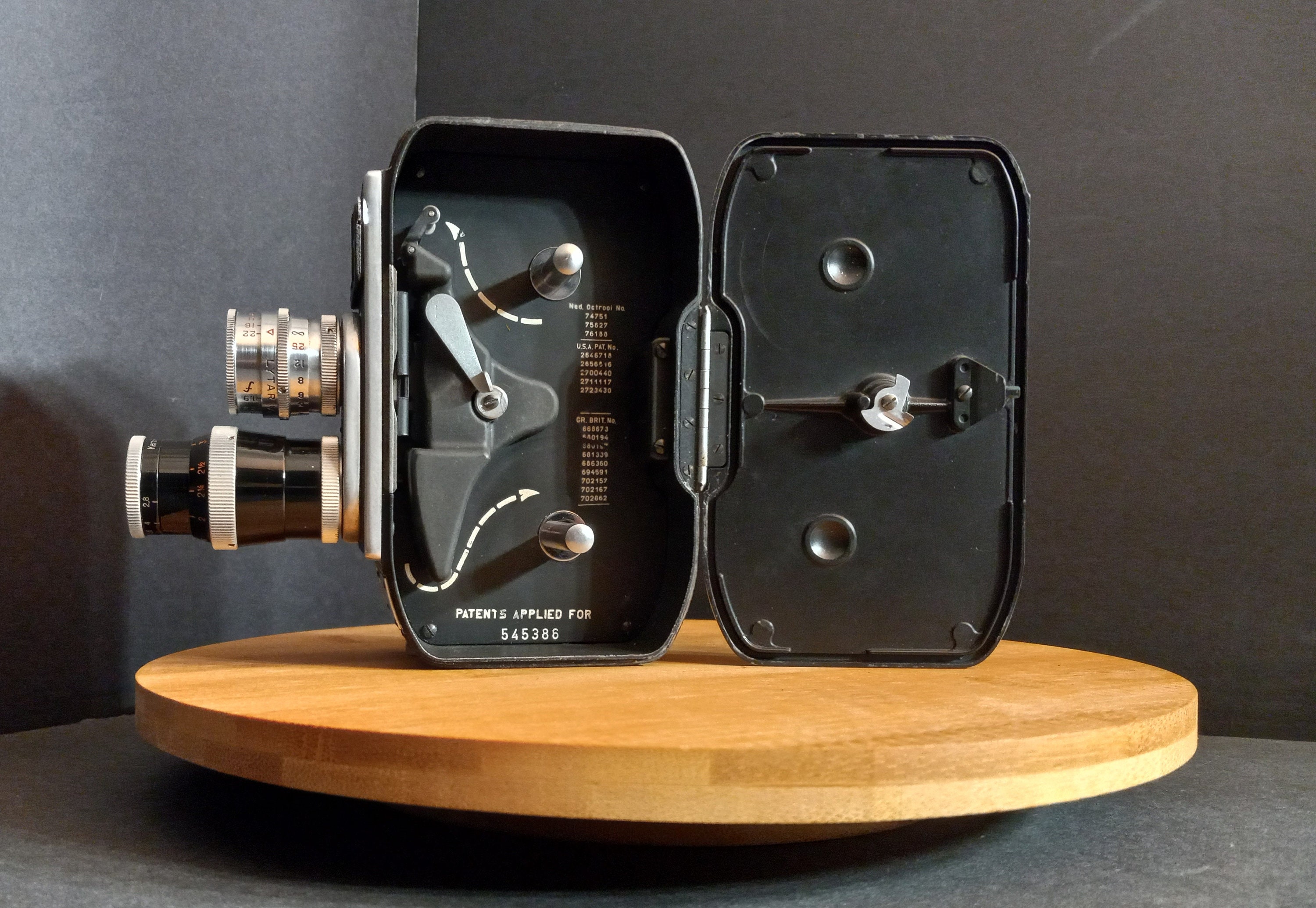 Vintage Paillard-bolex B8 8mm Camera 1952-58 W/carry Case and Paillard ...
