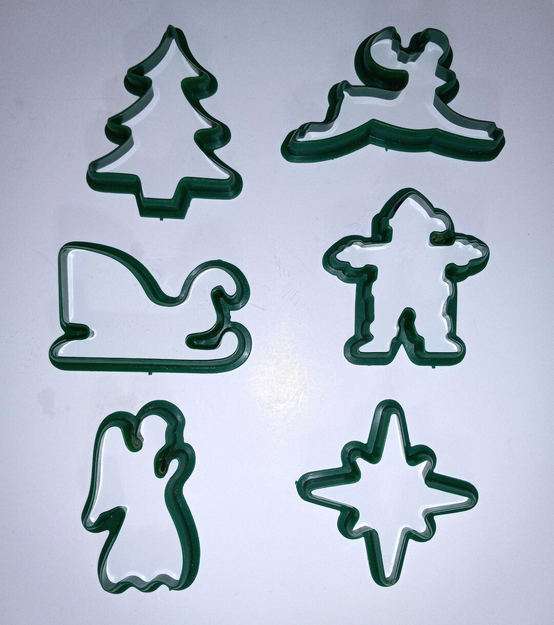 Vintage Christmas Cookie Cutter Set: 1960s Merry Maker Hutzler - Etsy