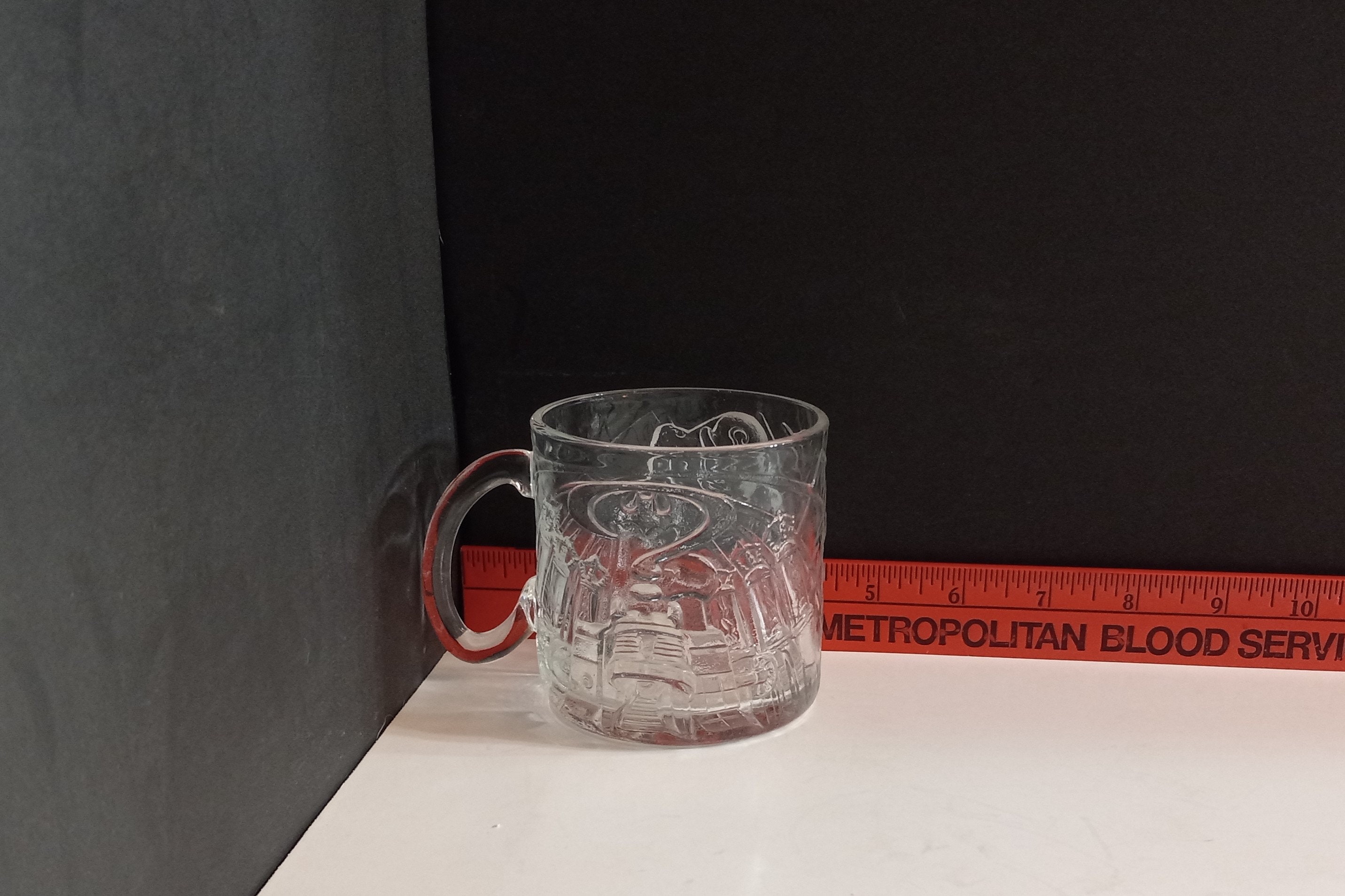 Vintage Mcdonalds Riddler 1995 Batman Forever Movie Clear Embossed ...