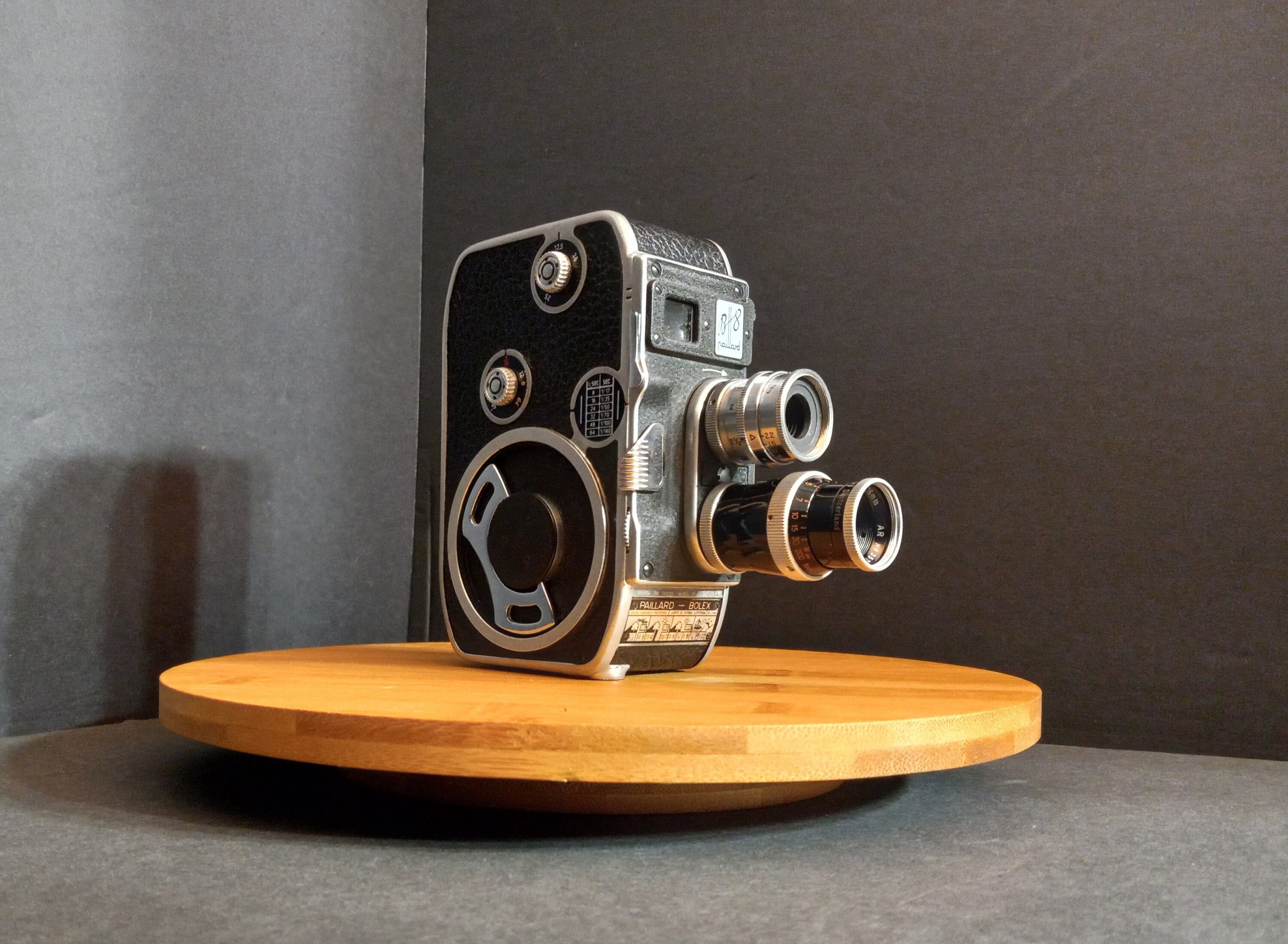 Vintage Paillard-bolex B8 8mm Camera 1952-58 W/carry Case and Paillard ...