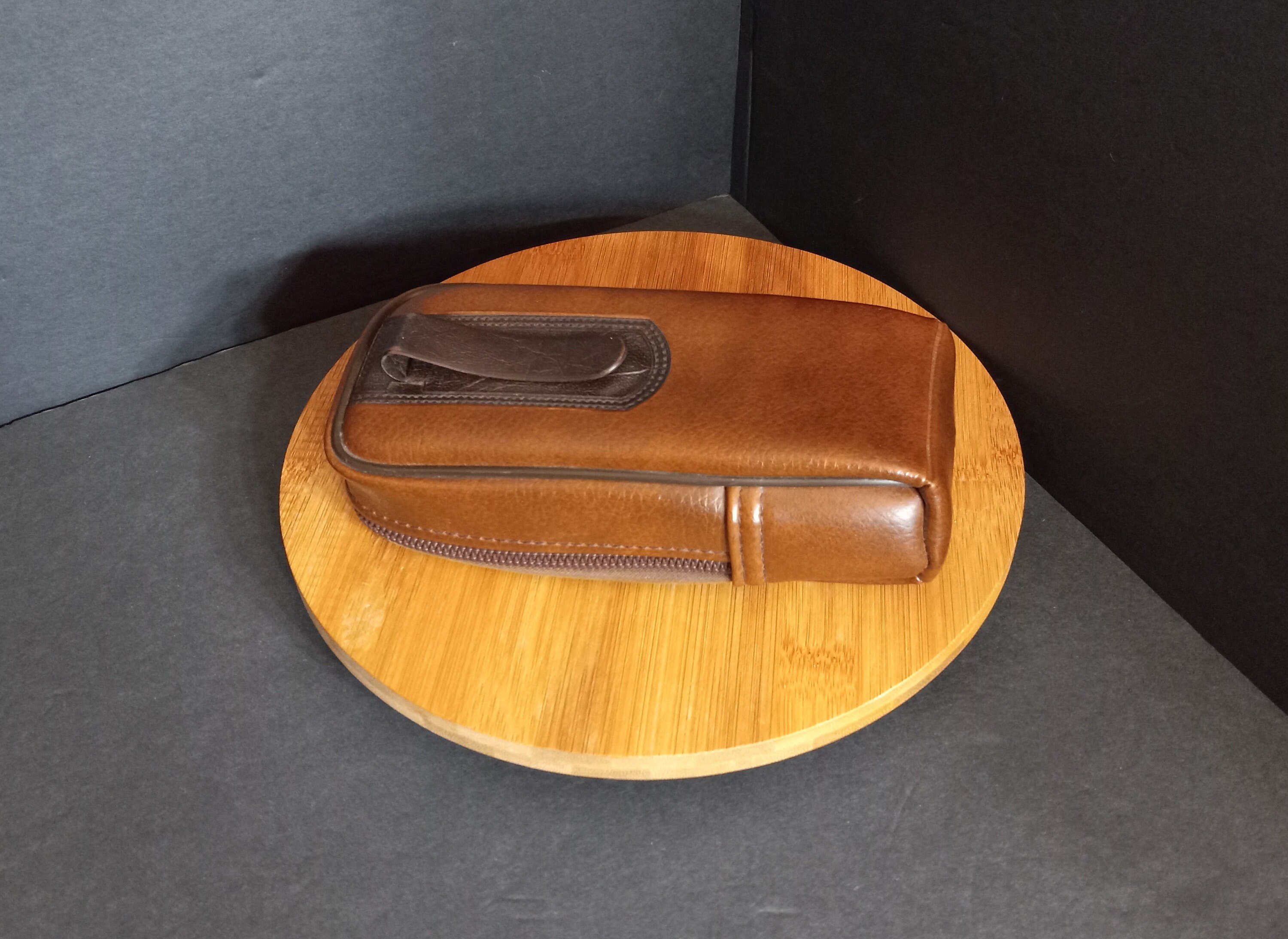 Vintage Perrin Camera Case 1970s Model 710 Cowhide Belt Clip Leather ...