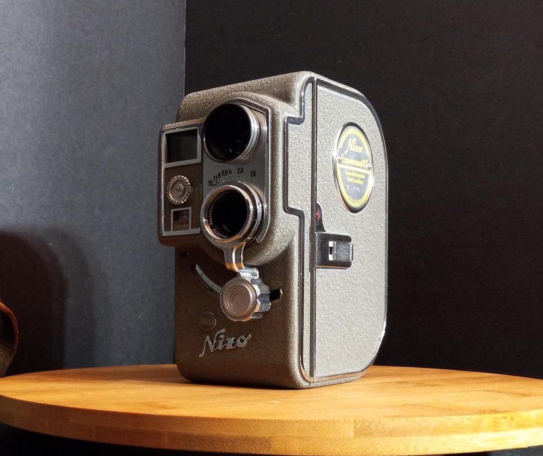 Vintage Braun Nizo Exposomat 8T 8mm Roll Film Movie Camera 1950s Cine ...