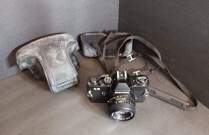 Vintage Mamiya ZE 35mm SLR Camera 1980s Untested Made in Japan Retro ...