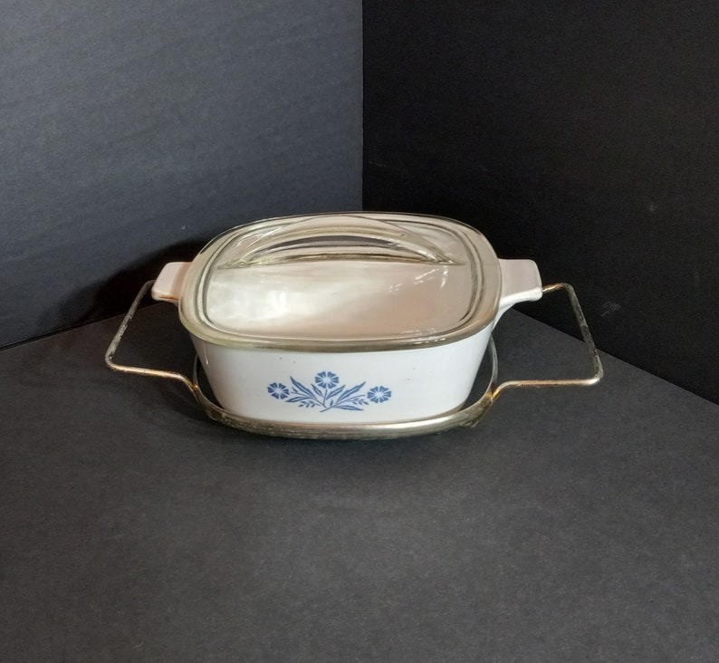 Vintage Corning Ware/pyrex Metal Cradle 1957-59 Gift/mid Century/wire ...