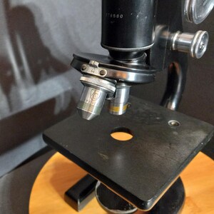 Vintage Spencer Monocular Microscope: American Optical, WWII Era Lab ...