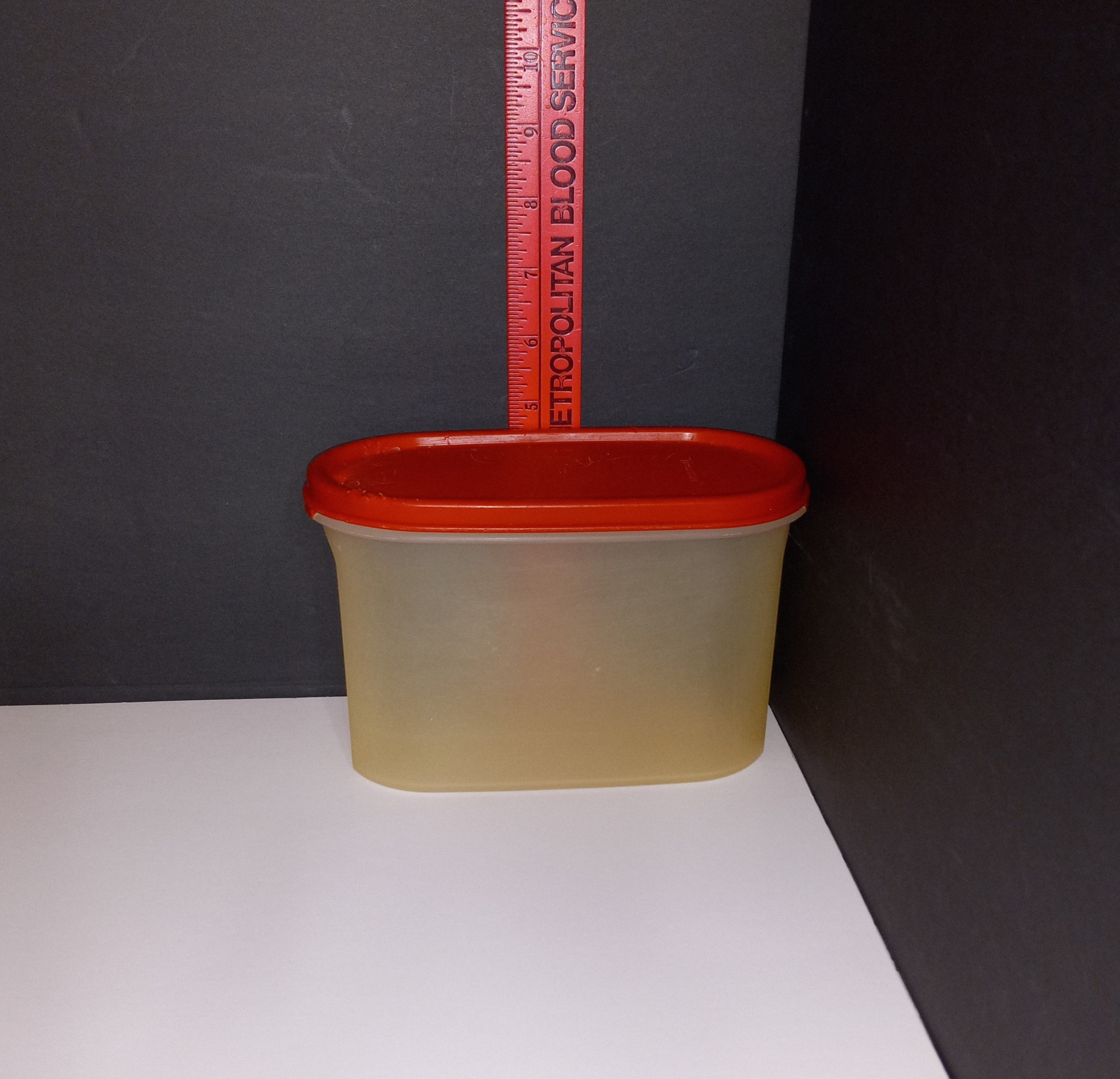 Vintage Tupperware Modular Mates Clear W/paprika Lids 1980s Retro ...