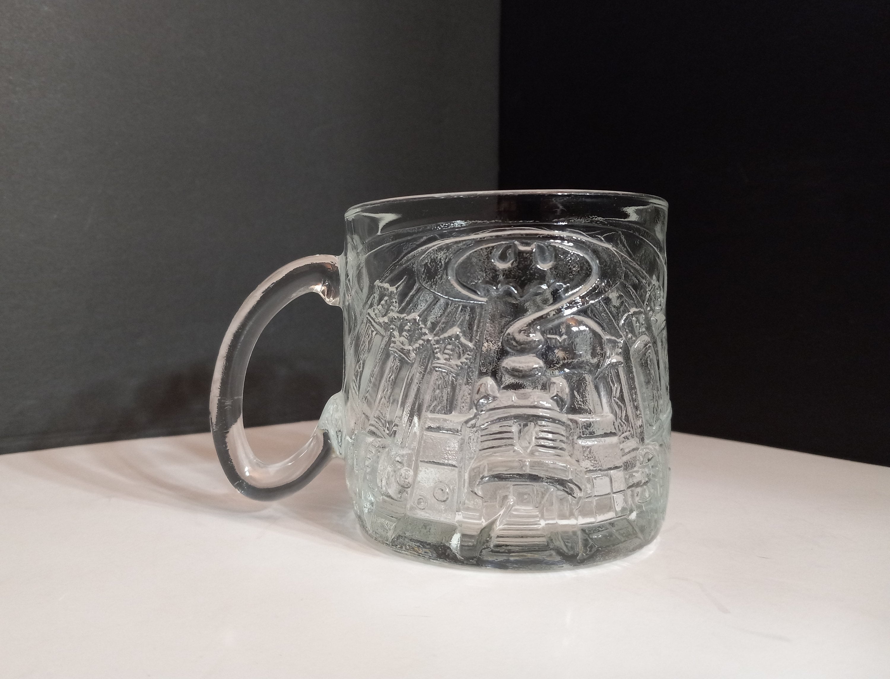 Vintage Mcdonalds Riddler 1995 Batman Forever Movie Clear Embossed ...