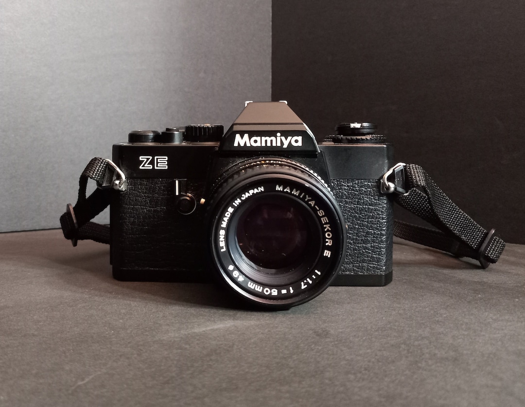 Vintage Mamiya ZE 35mm SLR Camera 1980s Untested Made in Japan Retro ...