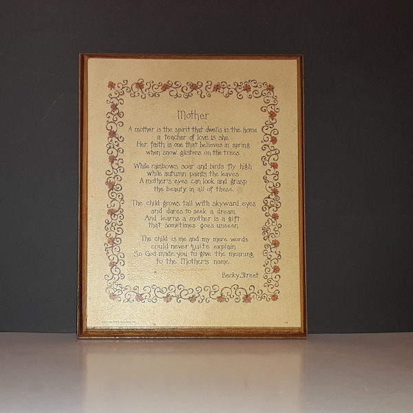 Poem Plaque - Etsy
