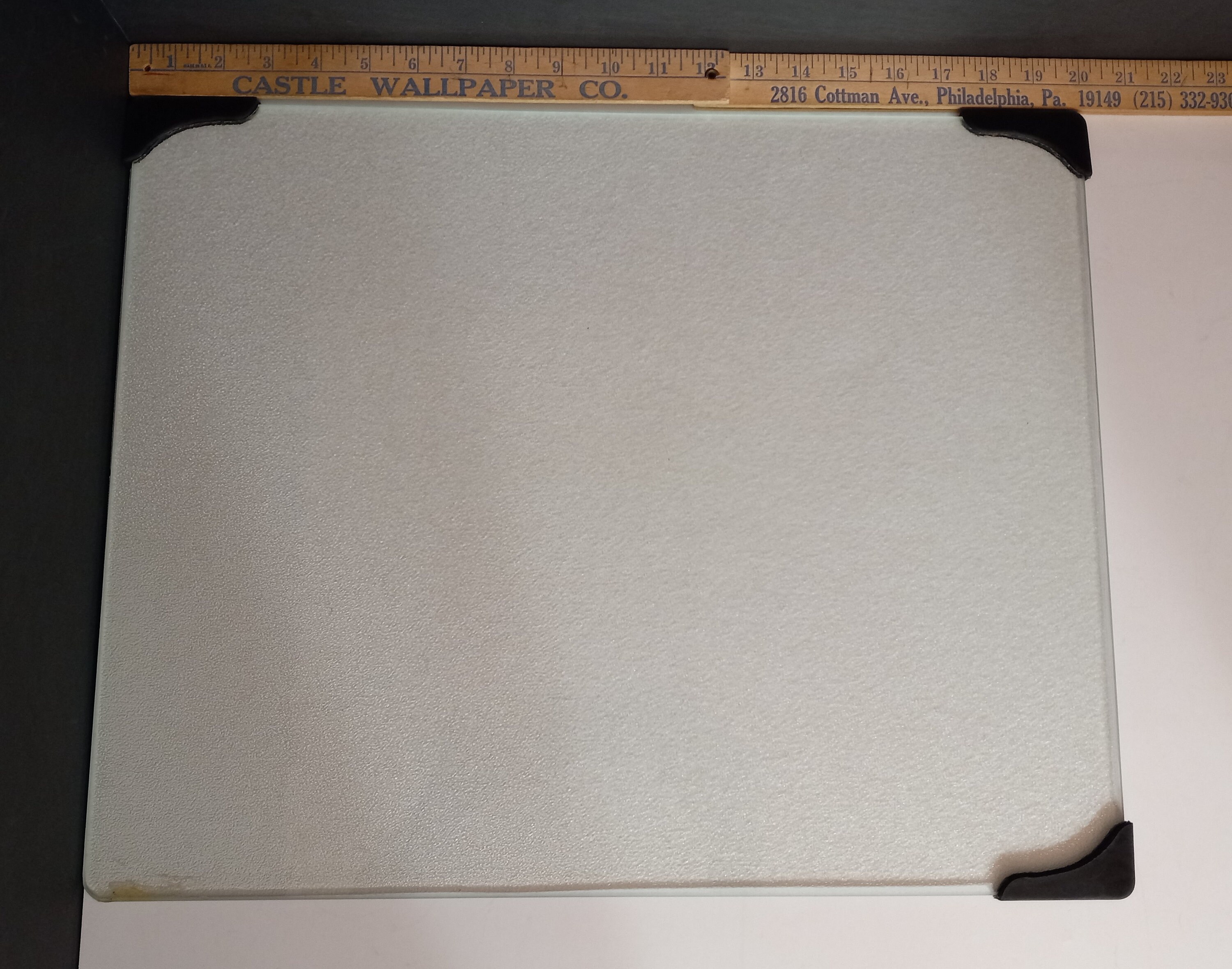 Vintage Counter Saver Glass With Corners 1990s Gift/cutting Board/gifts ...