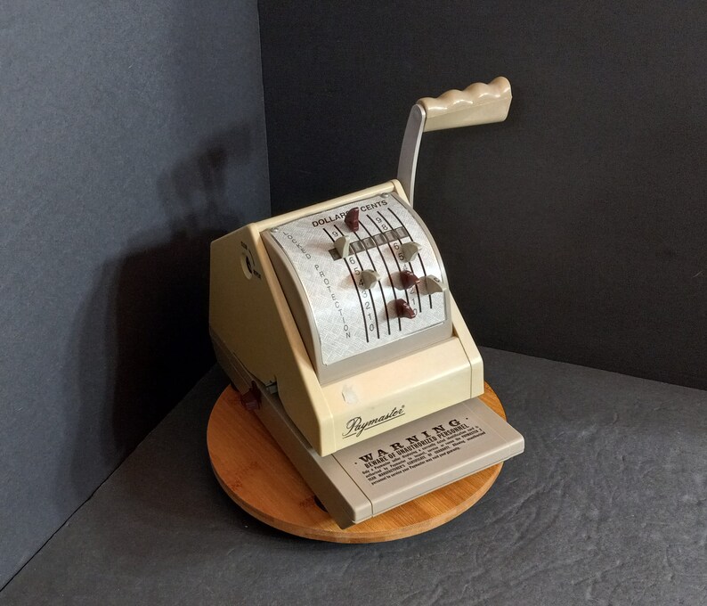 Vintage Paymaster Check Printer 8500-7 Series - Working Office ...