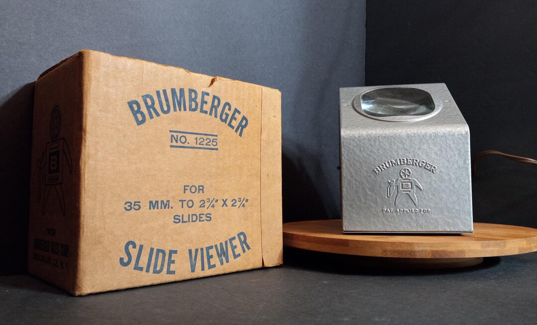 Vintage Brumberger 35mm Slide Viewer No. 1225 - 1950s Retro Gift - Etsy