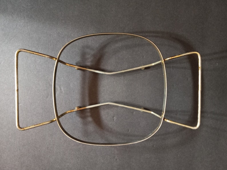 Vintage Corning Ware/pyrex Metal Cradle 1957-59 Gift/mid Century/wire ...