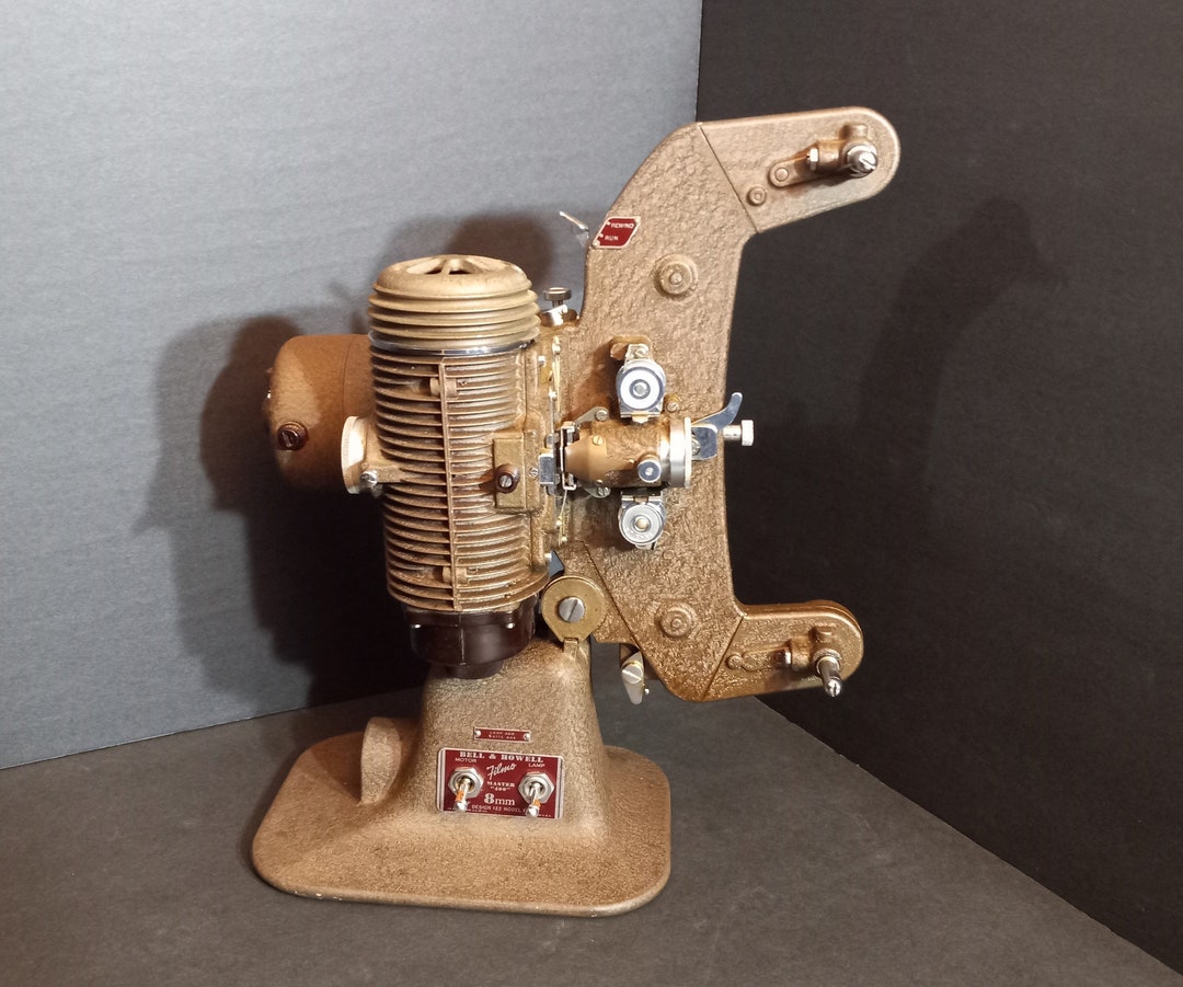 Vintage Bell & Howell 8mm Movie Projector: 1930s Filmo Master 400, Art ...