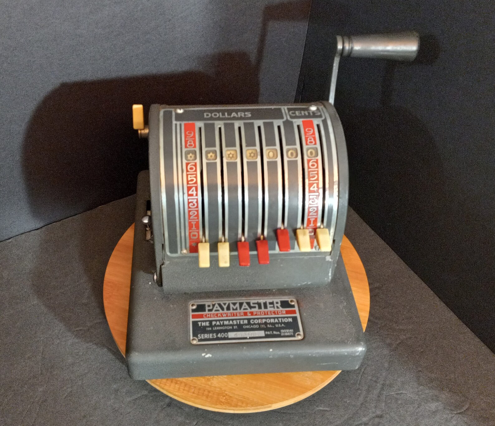 Vintage Paymaster Checkwriter & Protector 1950s Series 400 Made in USA ...