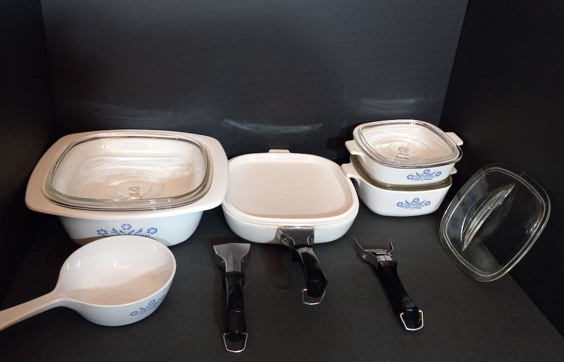 Vintage Corning Ware P-series Handles W/hangers 1960s Gift/hostess ...