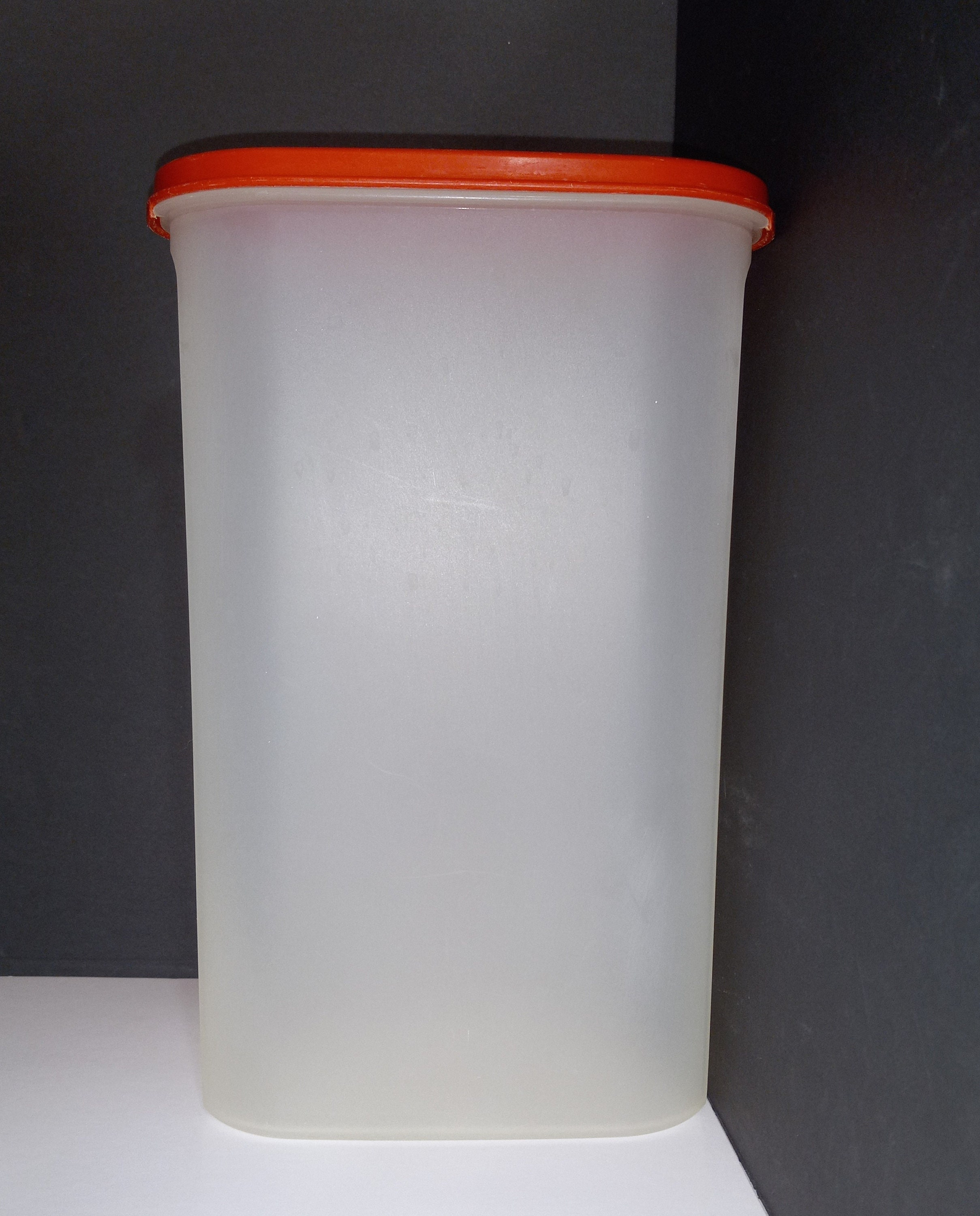Vintage Tupperware Modular Mates Clear W/paprika Lids 1980s Retro ...