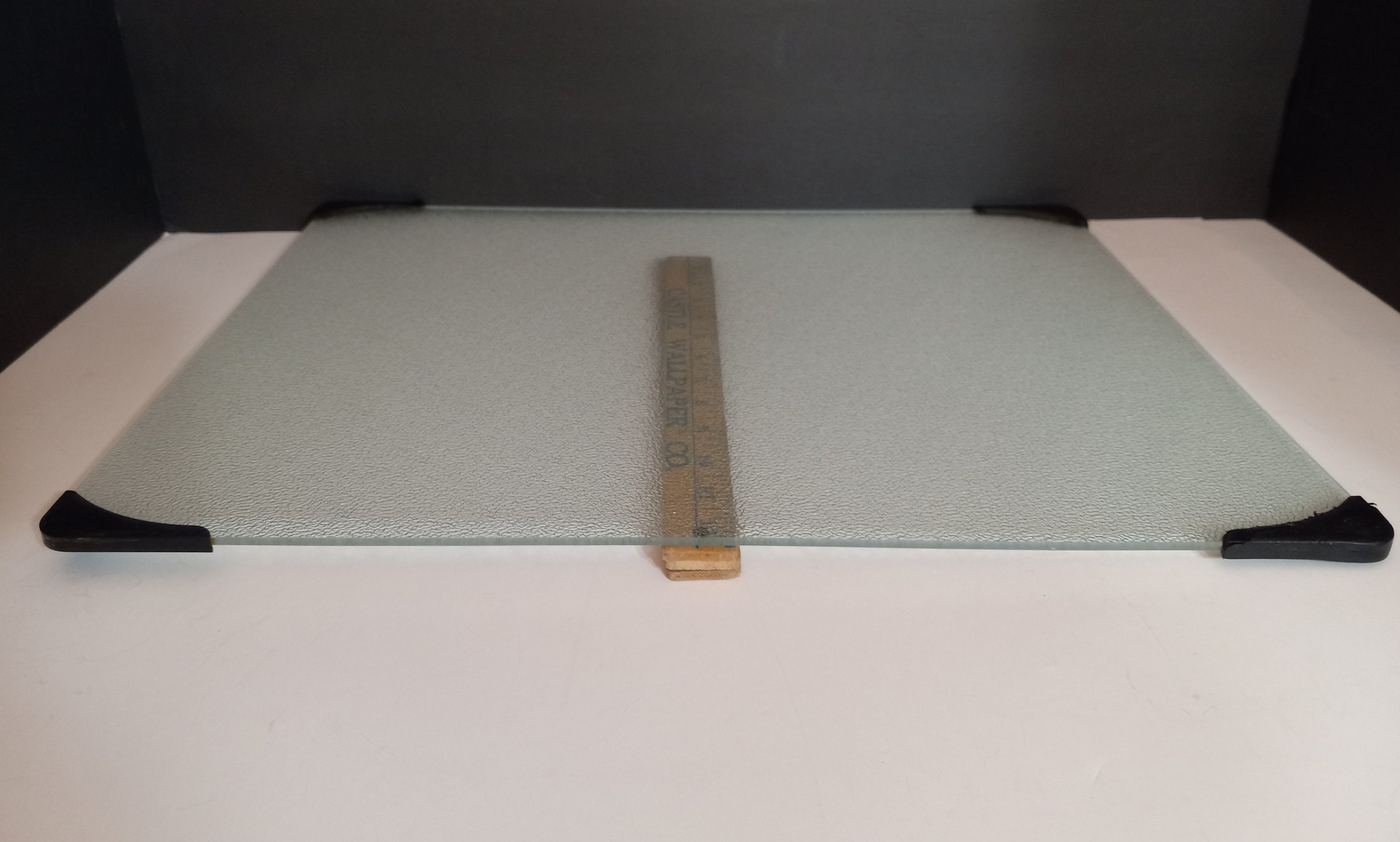 Vintage Counter Saver Glass With Corners 1990s Gift/cutting Board/gifts ...