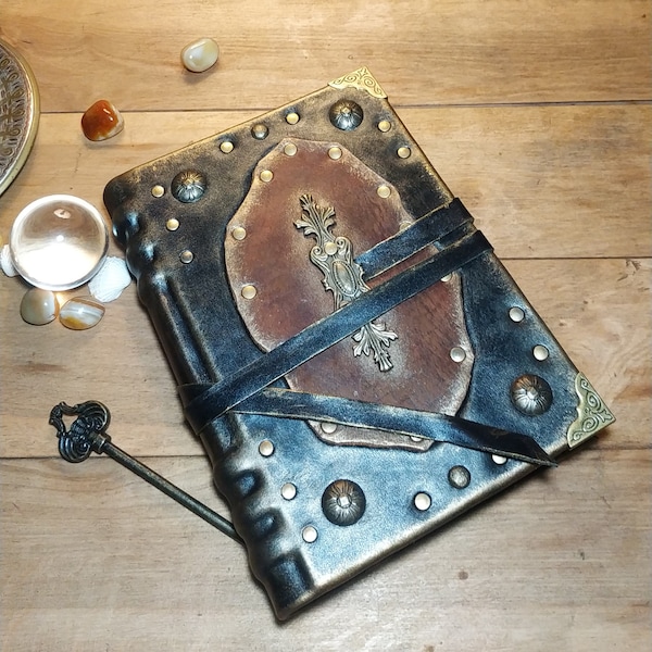 Leather Spell Book - Etsy