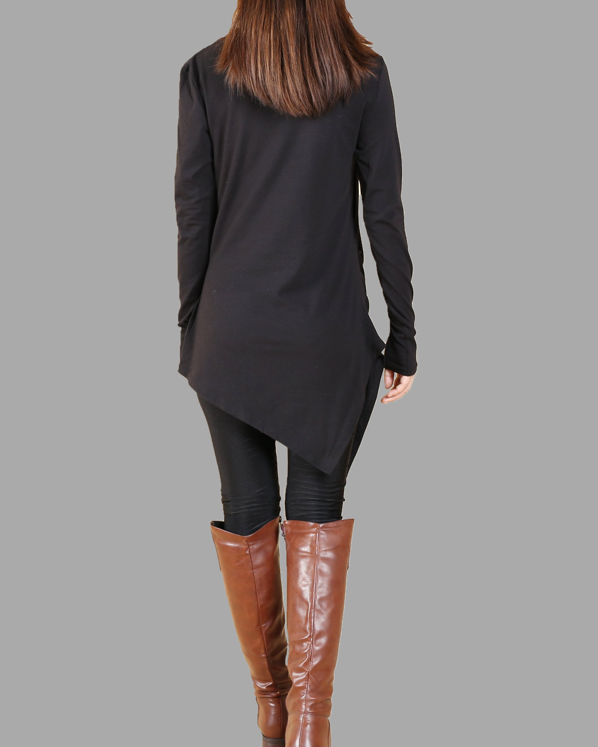 Asymmetrical Dress Tunic Tops for Women Cotton Tunic Dress | Etsy