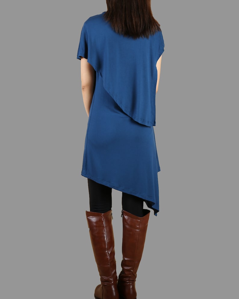 Women's Modal Cotton Dress Short Sleeve Tunic Dress | Etsy