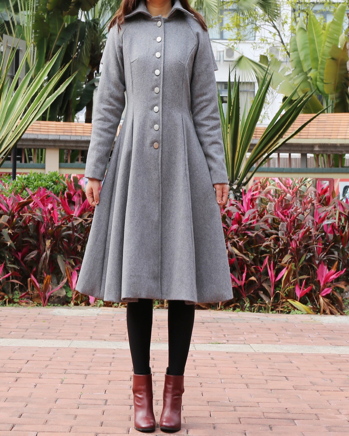 Long Wool Jacket Wool Coat Women Coat Dress Winter Coat | Etsy