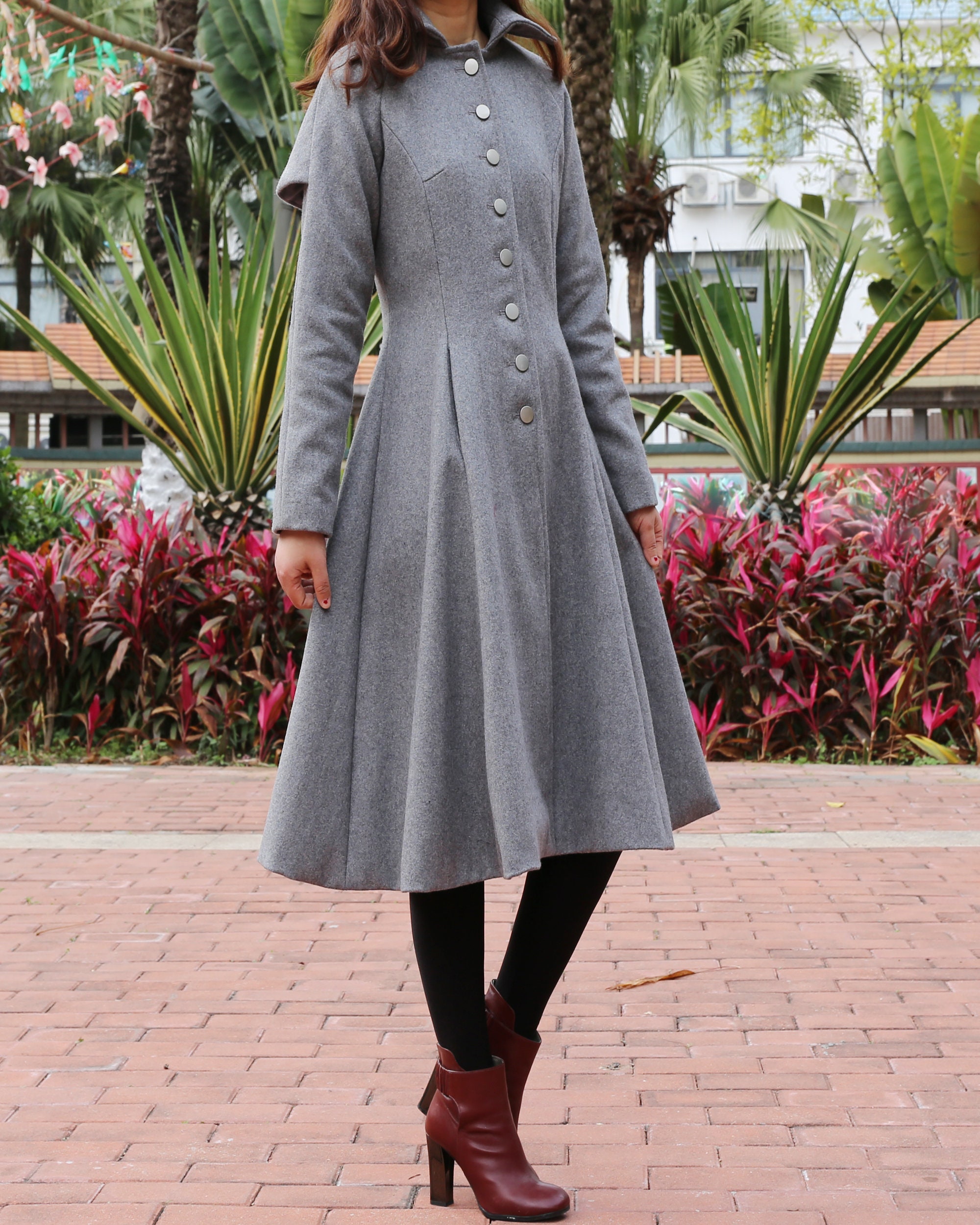 Long Wool Jacket Wool Coat Women Coat Dress Winter Coat - Etsy