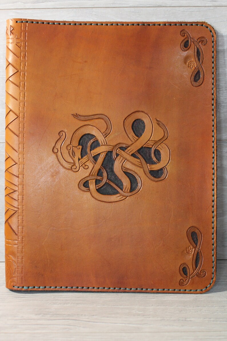Nordic Leather Notebook Cover (free Domestic Shipping) - Etsy