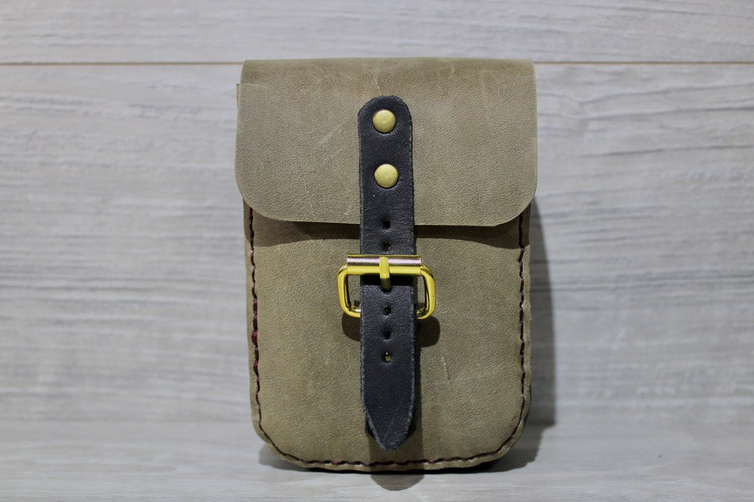 Handmade Leather Belt Pouch free Domestic Shipping - Etsy