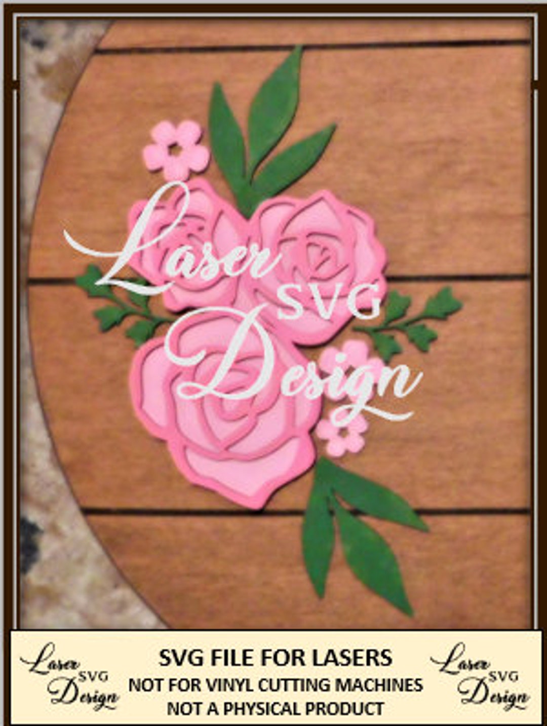 Floral Laser SVG - Etsy