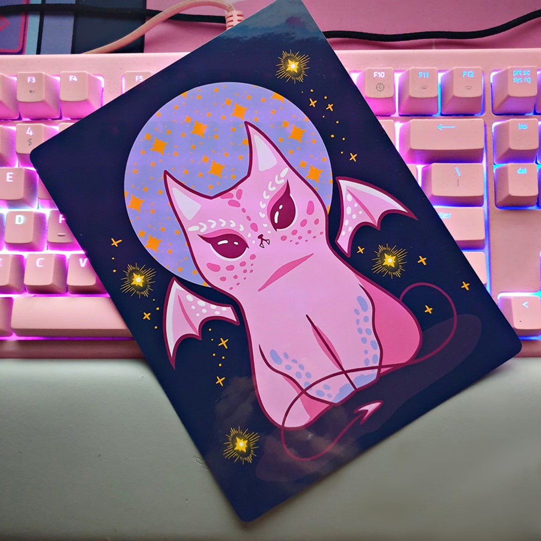 Pink Demon Art Print - Etsy