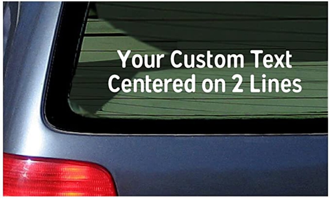 Custom Car Decal! - Etsy