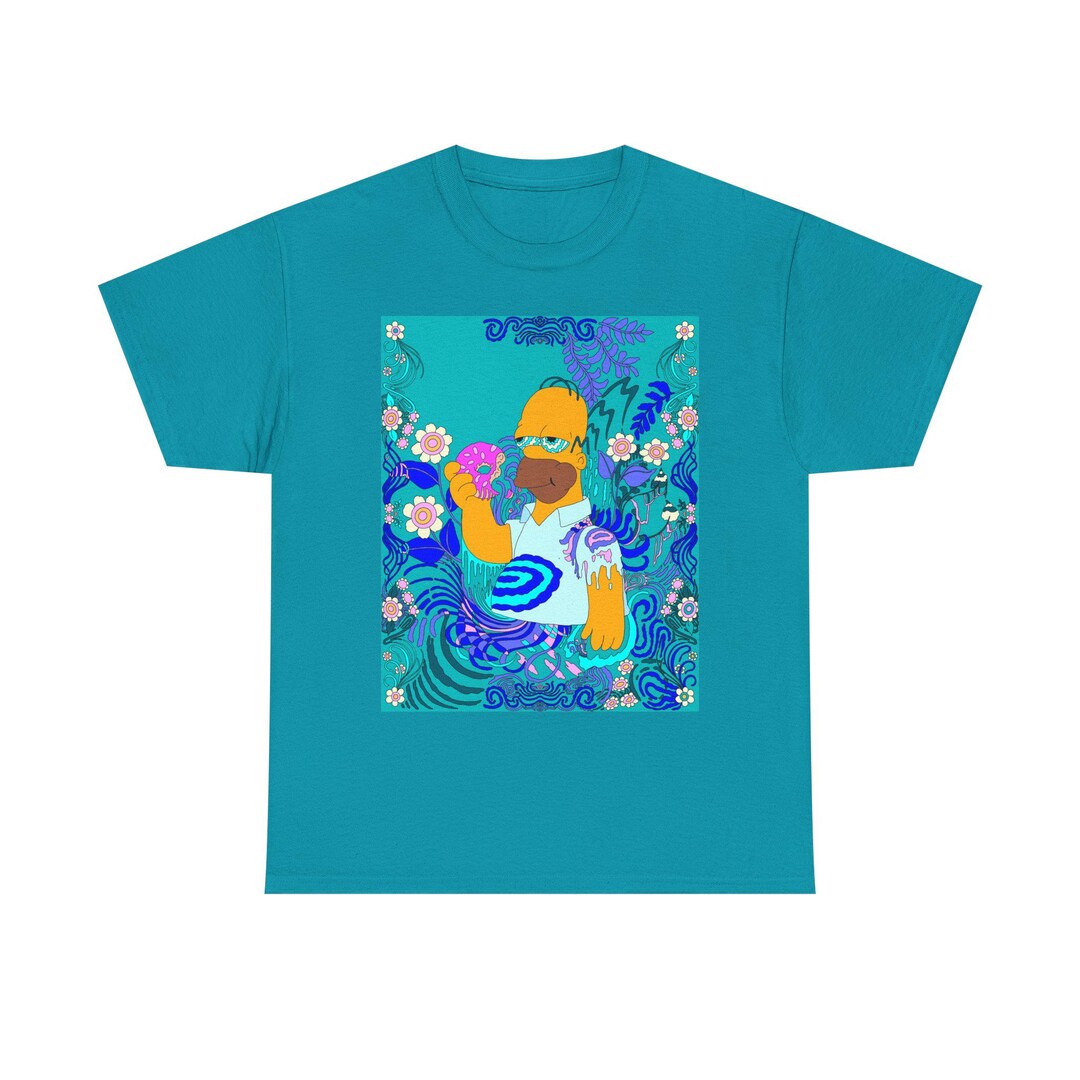 Homer Simpson TSHIRT - Unisex Heavy Cotton Tee - Etsy