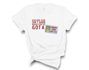 Library Card Shirt - Etsy