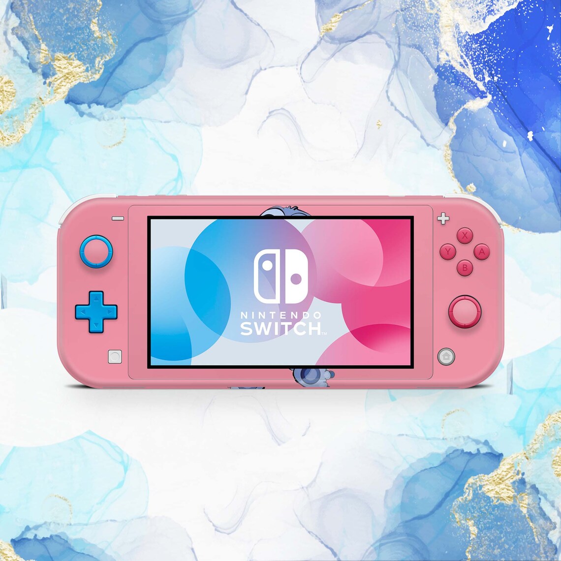 Cute Cartoon Nintendo Switch Skin Console Pink Dock Decal Wrap | Etsy