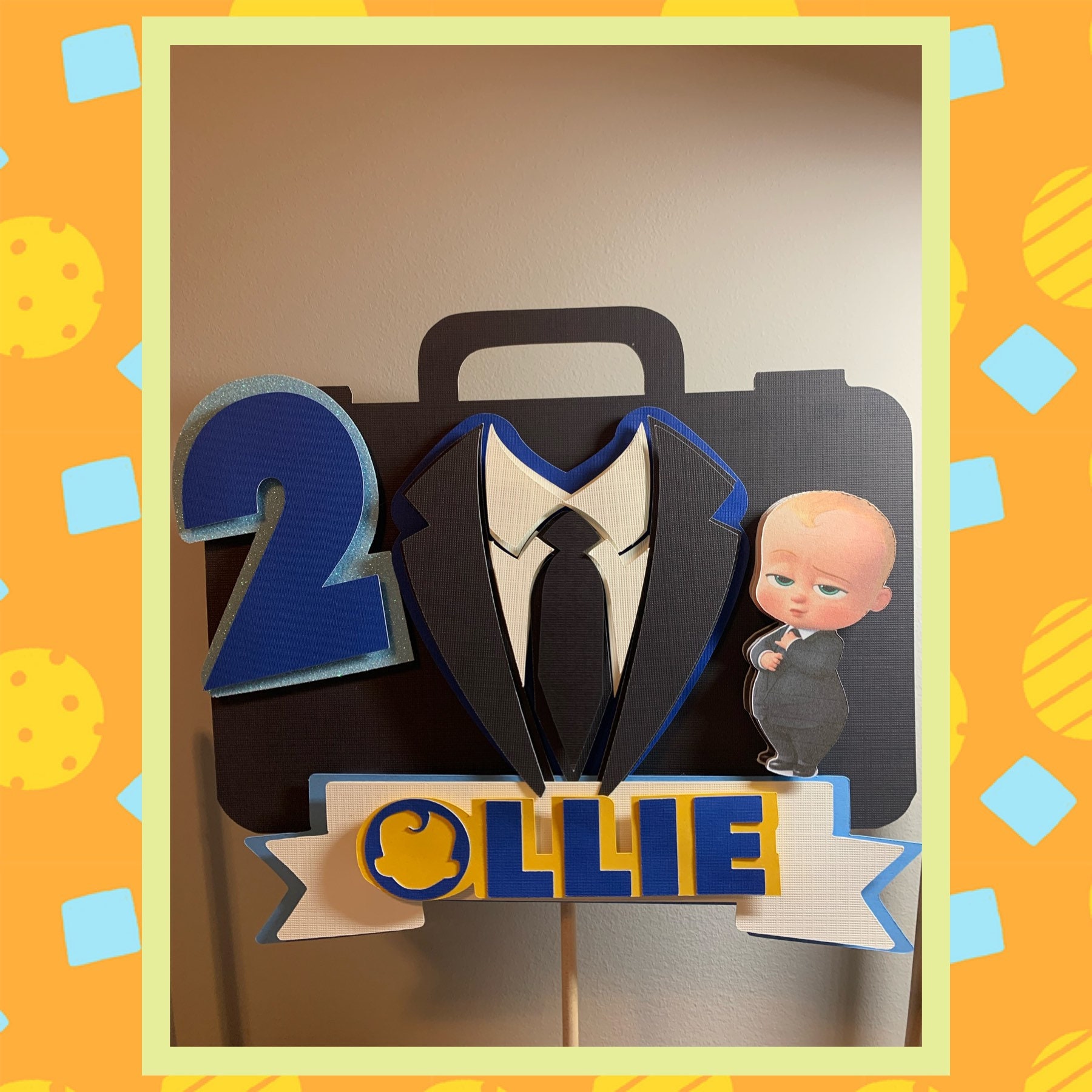 Boss Baby Cake Topper | Etsy
